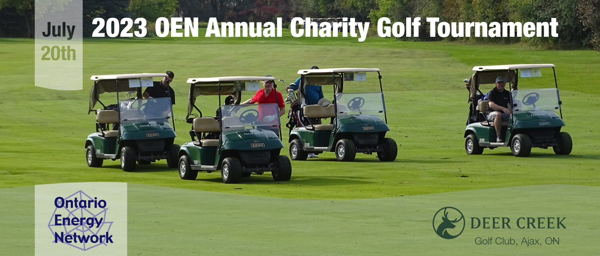 July 20th OEN Annual Charity Golf Tournament - Ontario Energy Network